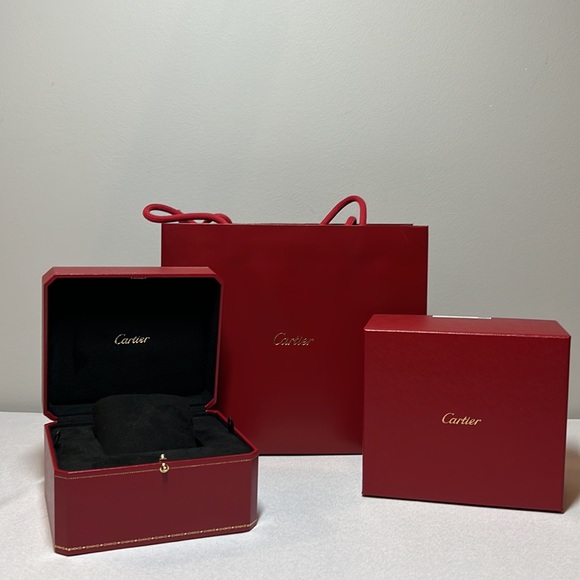 Cartier | Jewelry | New Cartier Watchjewelry Case Box And Shopping Bag ...